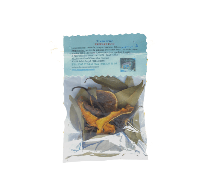 Les sachets de Rhum Arrangés, prêt à utiliser, par la maison du curcuma ...